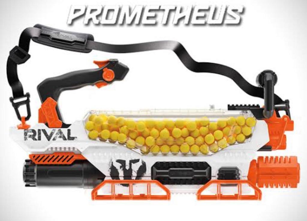 All New Nerf Rival Prometheus MXVIII-20K OT Orange Trigger Motorized ...