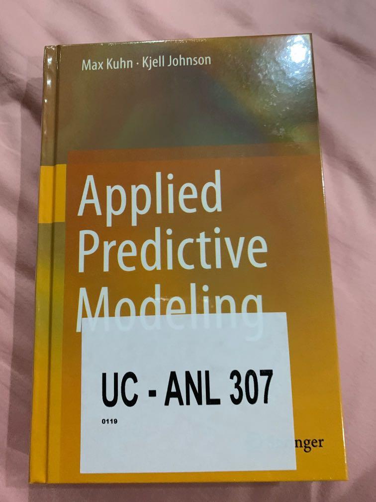 Applied Predictive Modeling Max Kuhn And Kjell Johnson Hobbies And Toys
