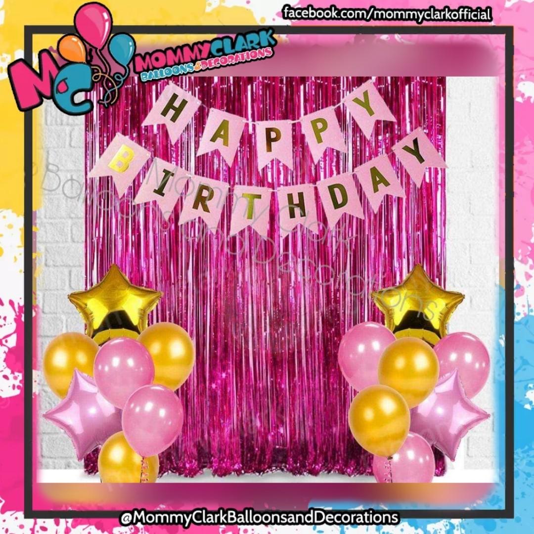 Balloon Decor for Simple Birthday Party, Hobbies & Toys, Stationary ...