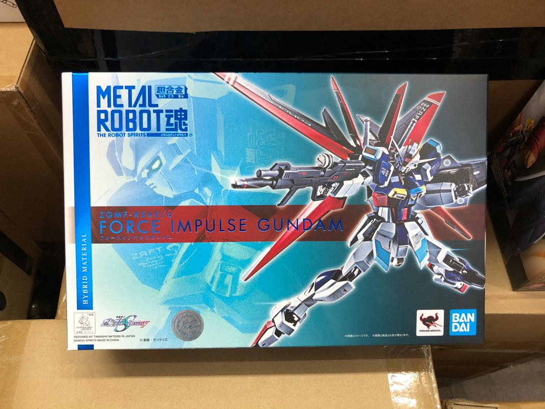 Bandai Metal Robot Spirits Force Impulse Gundam 機動型衝擊高達 脈衝 衝擊, 興趣及遊戲, 玩具 & 遊戲類 - Carousell
