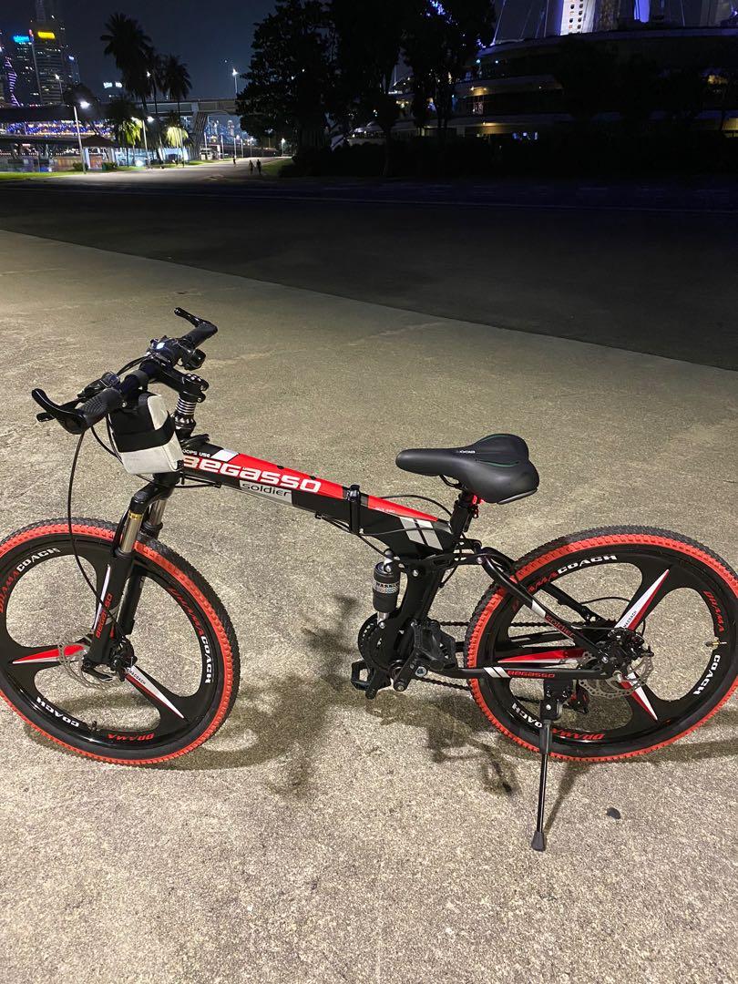 Begasso foldable mountain bike 24 inch, Sports Equipment, Bicycles ...
