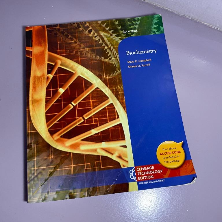 Biochemistry 8th Edition by Mary Campbell and Shawn Farrell, Hobbies ...