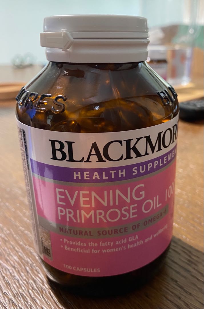 BLACKMORES Evening Primrose Oil (EPO), Health & Nutrition, Health ...