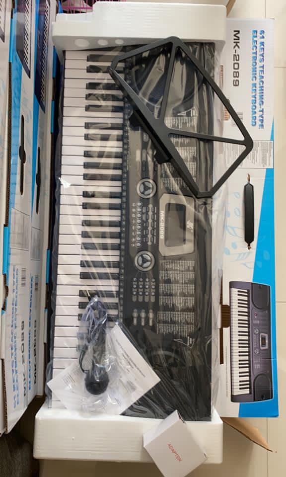 Brand new MK2089 61 Key High Quality LCD Display Music Keyboard Piano ...