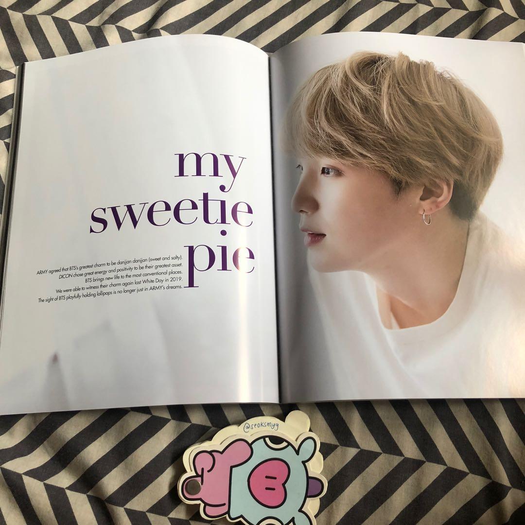 BTS DICON MAGAZINE - YOONGI / SUGA ( english version ), Hobbies & Toys ...