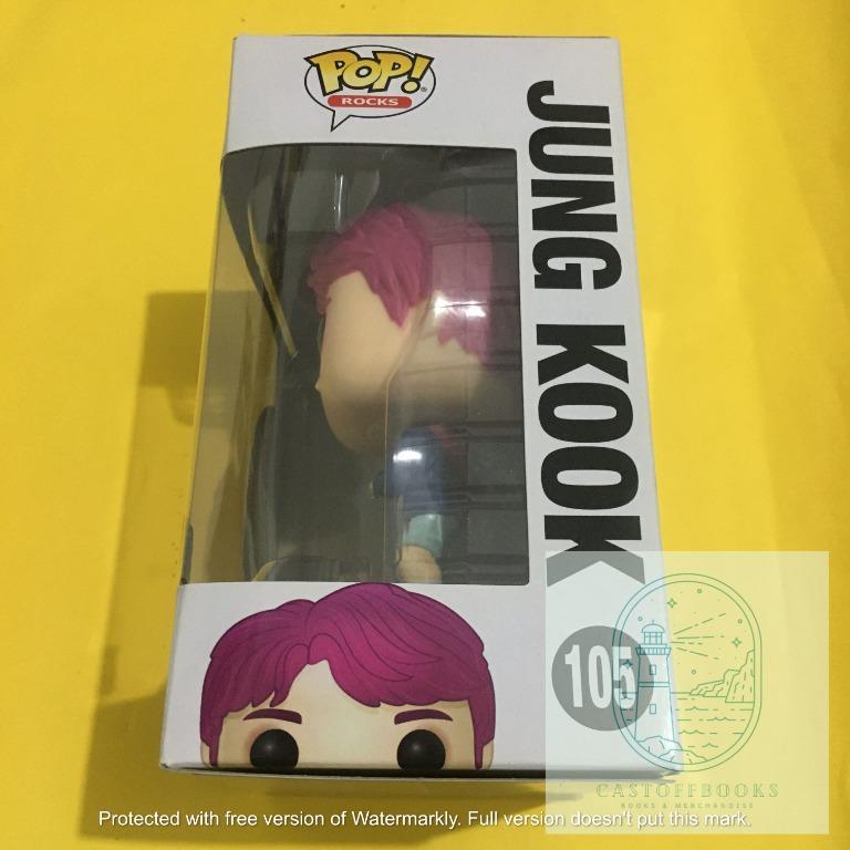 BTS Jungkook Funko Pop Rocks - JK, Hobbies & Toys, Memorabilia & Collectibles, K-Wave on Carousell