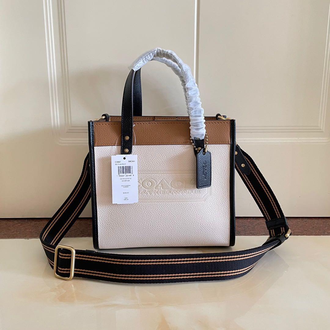 COACH FIELD TOTE 22 IN COLORBLOCK WITH COACH BADGE, Women's Fashion ...