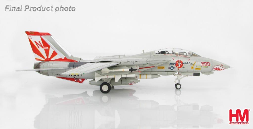 HOBBYMASTER F-14 Diecast Model / HA5213 GRUMMAN F-14A TOMCAT MISS MOLLY ...