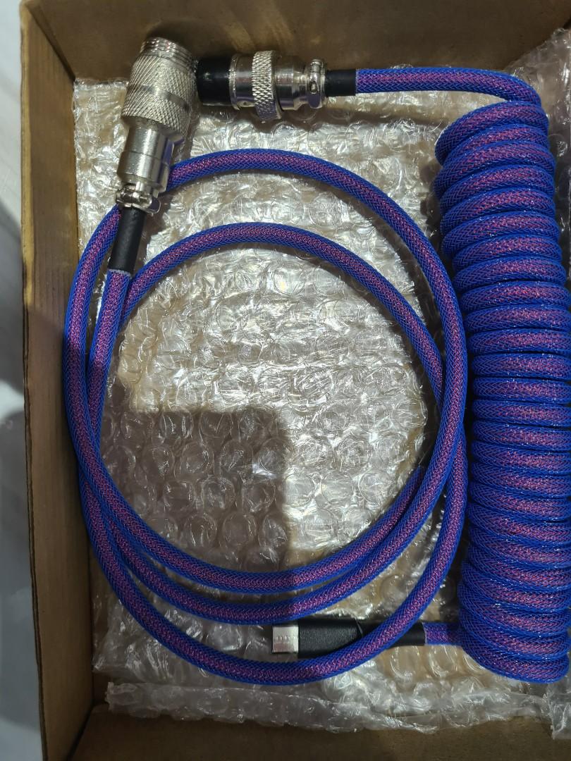 Custom usb c coiled cable, Computers & Tech, Parts & Accessories ...
