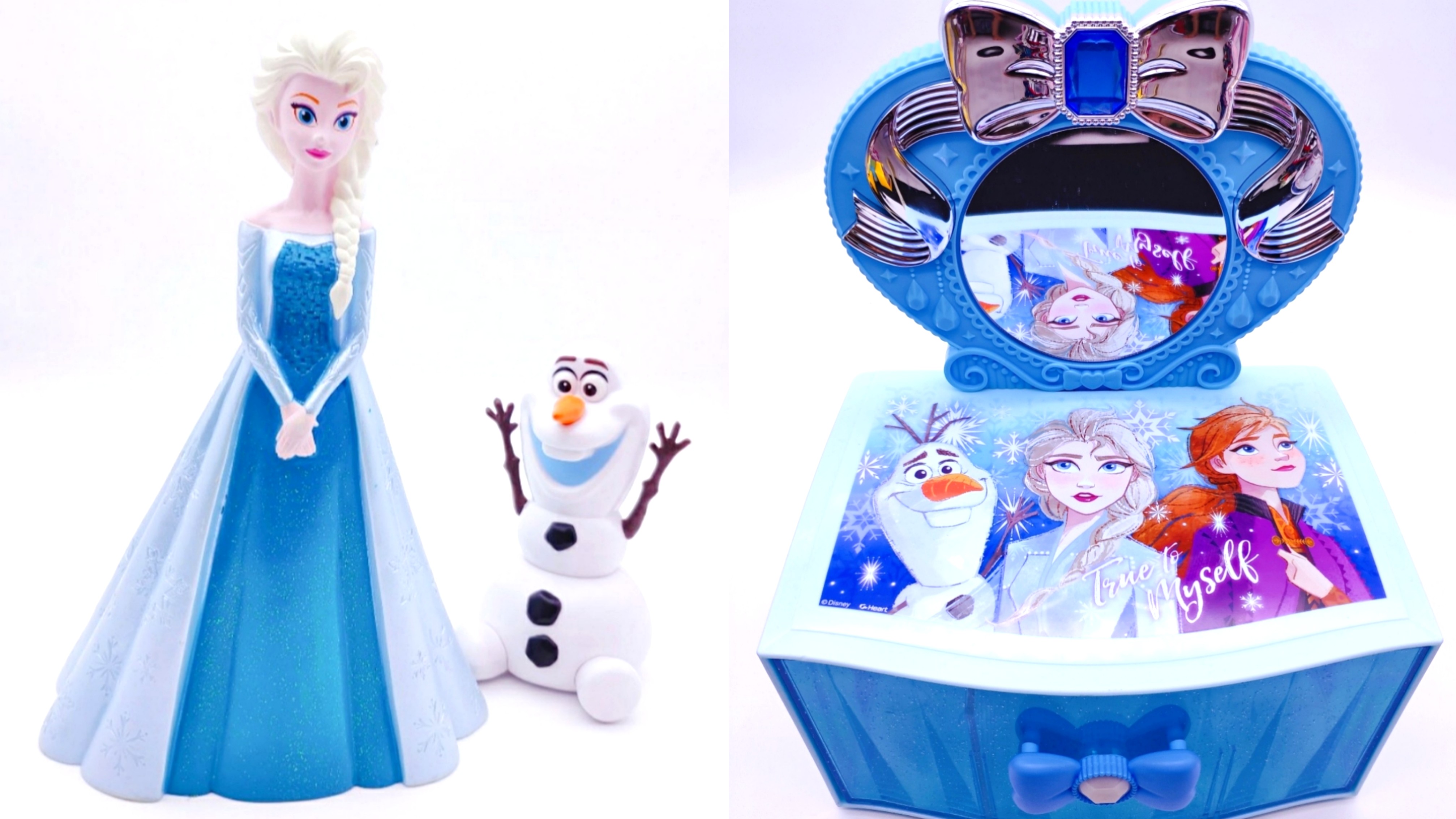 Disney frozen Elsa, Olaf coin bank & mini dressing table, Hobbies ...