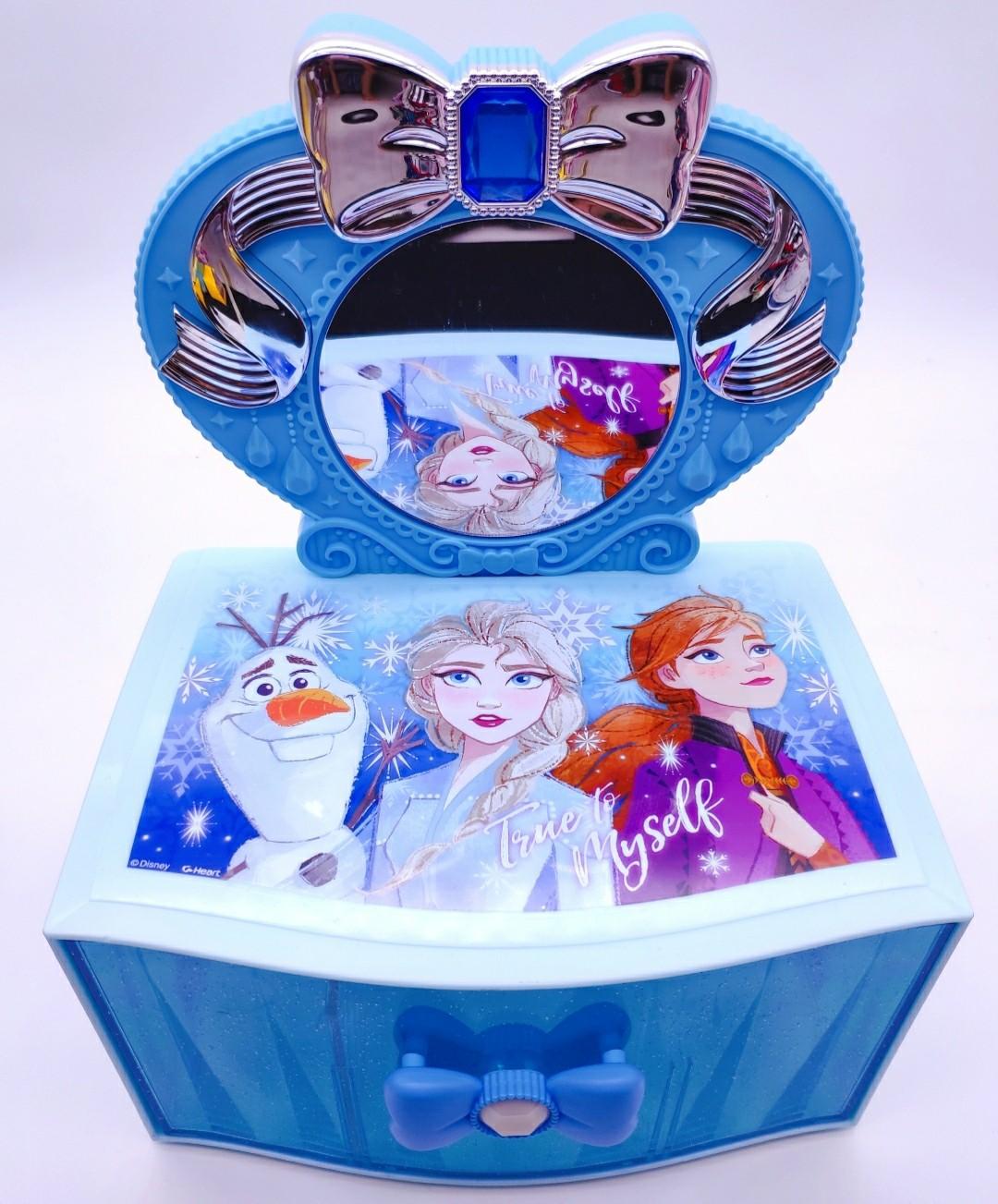 Disney frozen Elsa, Olaf coin bank & mini dressing table, Hobbies ...