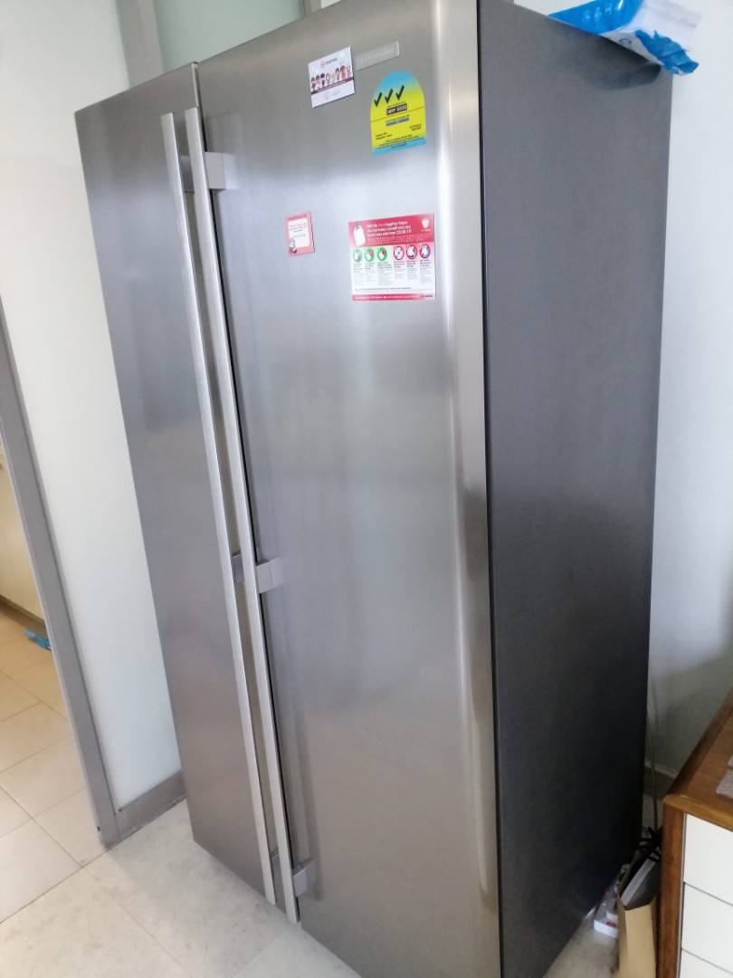 Electrolux side by side refrigerator, TV & Home Appliances, Kitchen ...