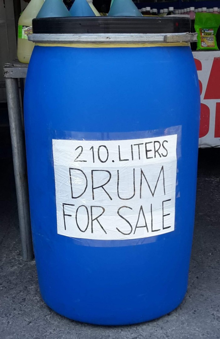 EMPTY BLUE PLASTIC DRUMS, Everything Else, Others on Carousell
