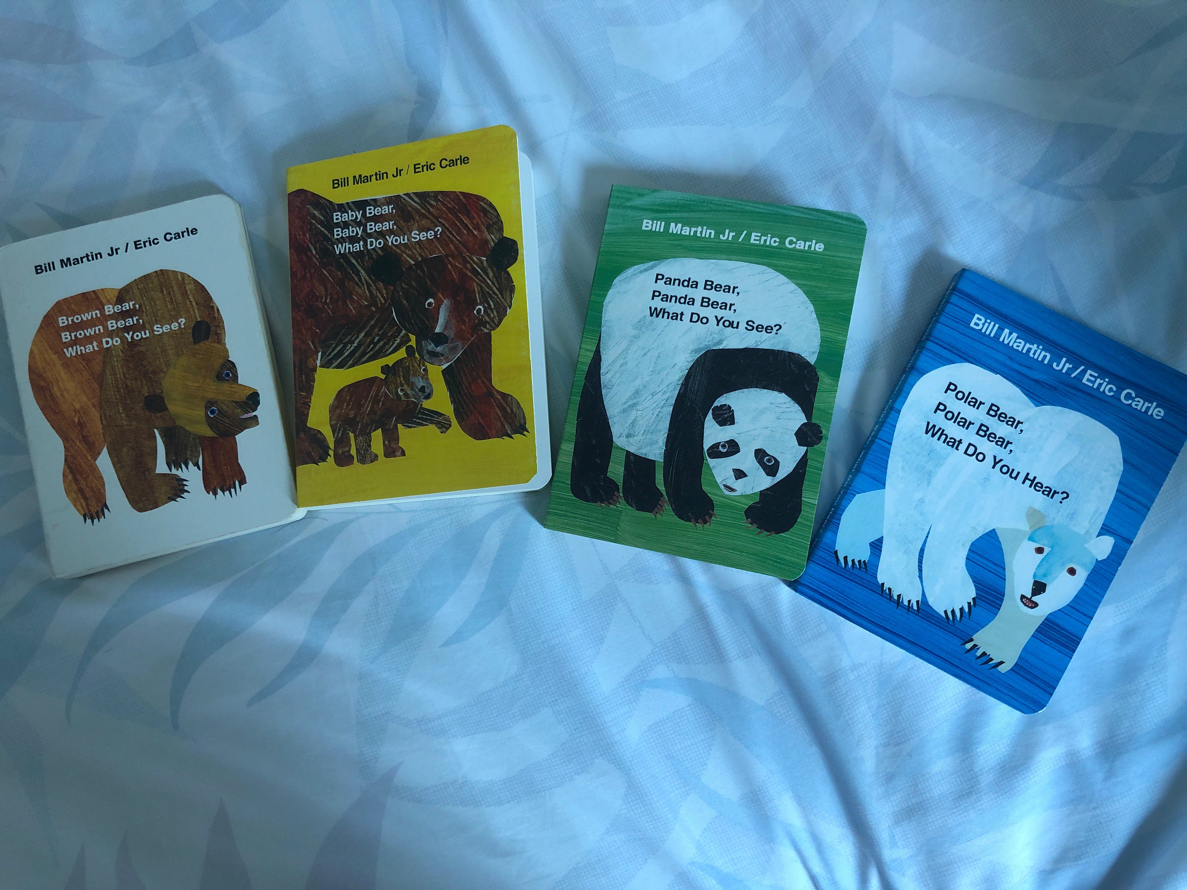 Eric carle brown bear baby bear panda bear polar bear board book ...