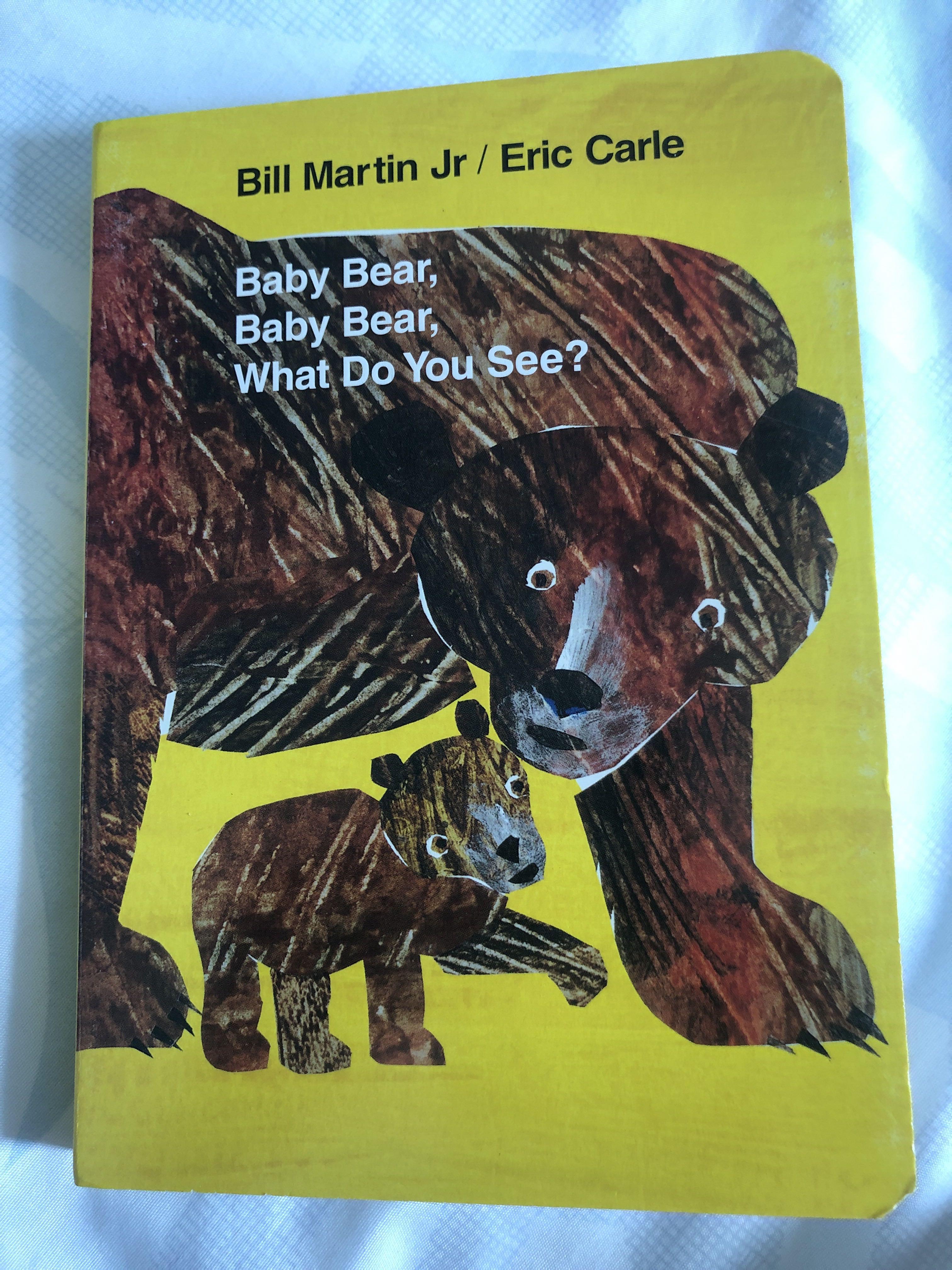 Eric carle brown bear baby bear panda bear polar bear board book ...