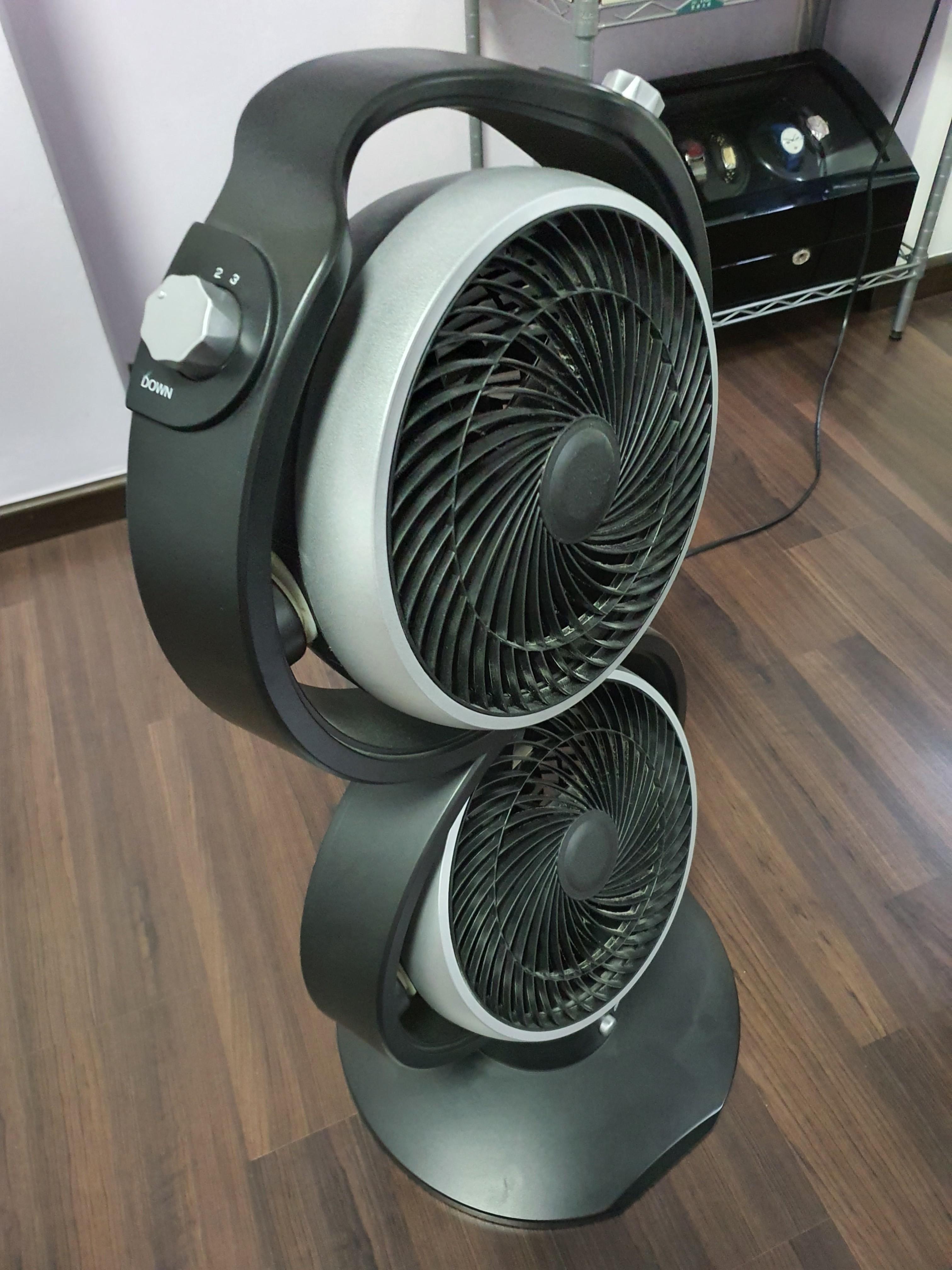 Europace twin turbo rotating fan, TV & Home Appliances, Other Home ...