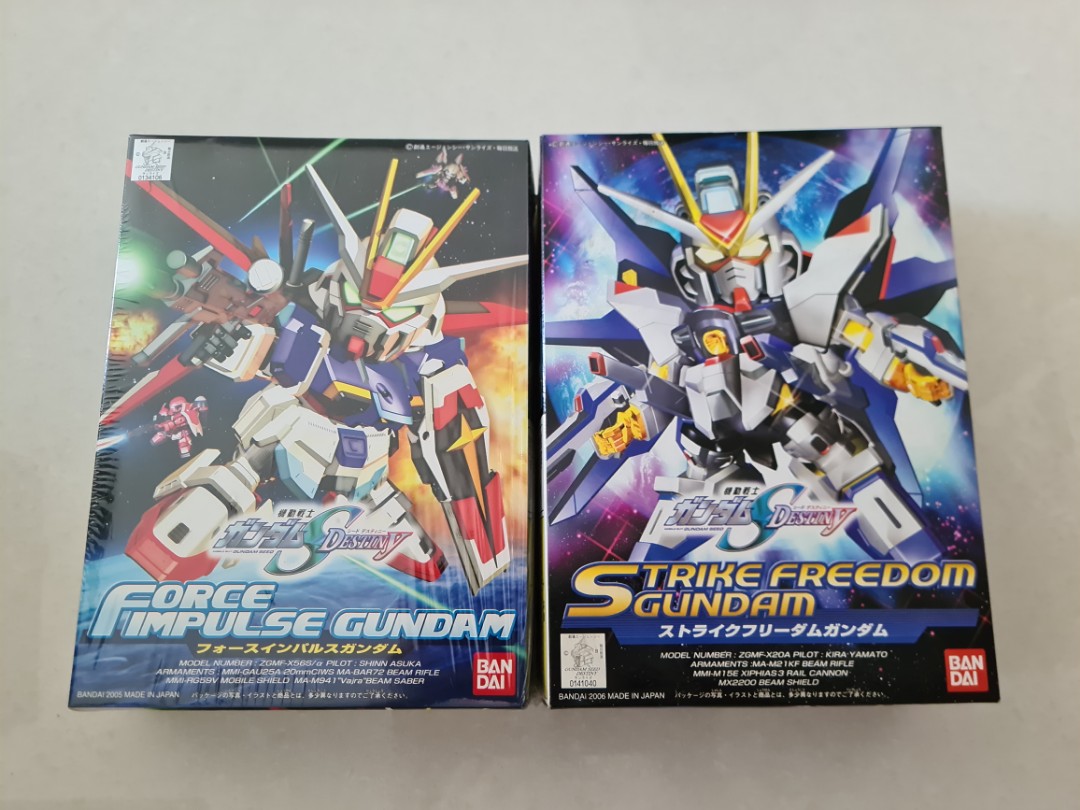 FORCE IMPULSE & STRIKE FREEDOM GUNDAM, Hobbies & Toys, Toys & Games on ...