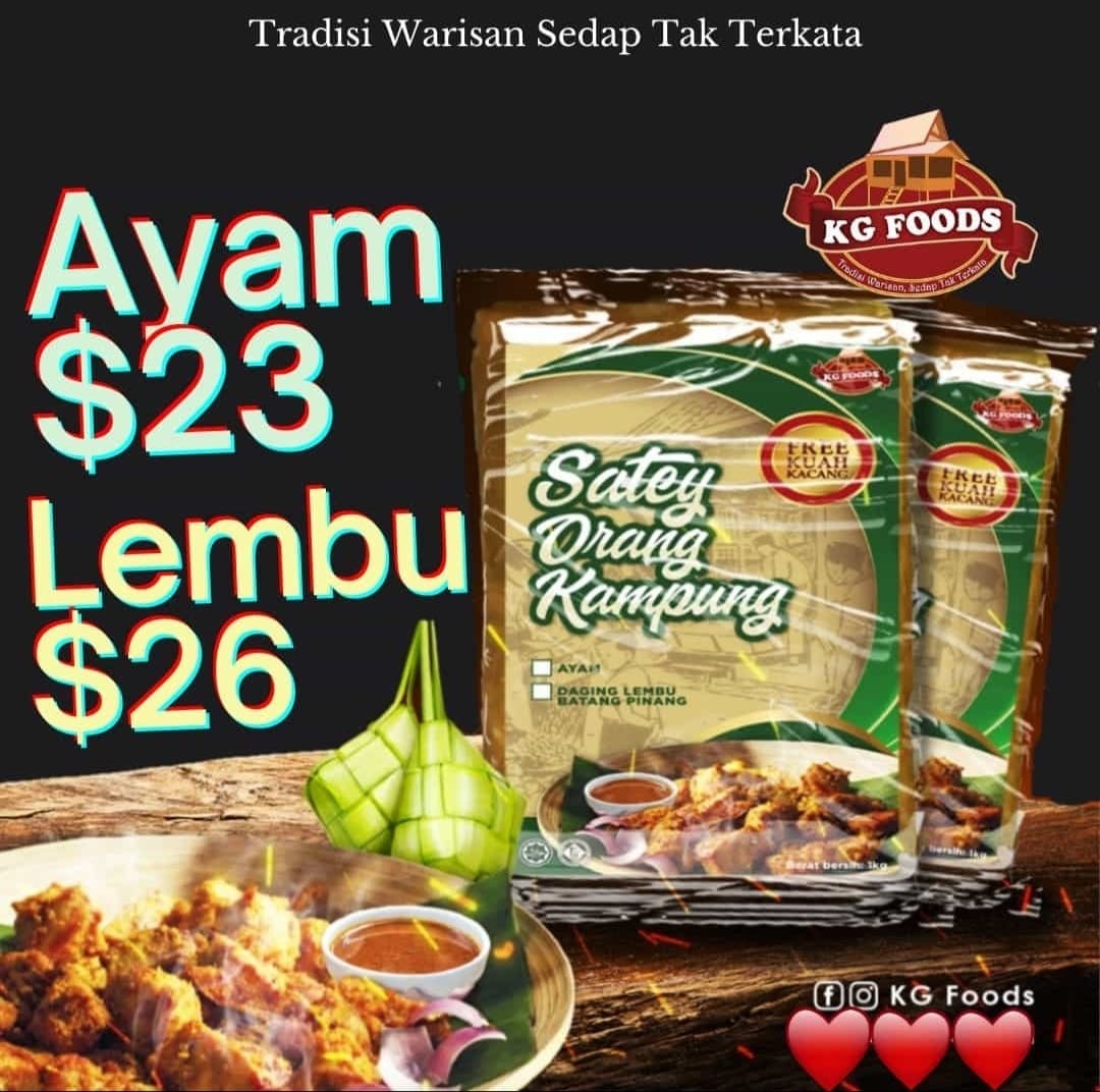 Frozen Satay Goreng, Food & Drinks, Local Eats on Carousell