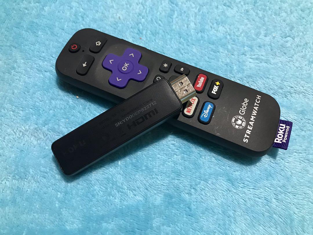 Globe streamwatch Roku remote, Computers & Tech, Parts & Accessories ...