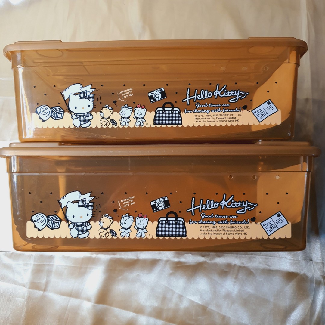 HELLO KITTY SANRIO SHOE BOX ( 199 each), Furniture & Home Living, Home ...
