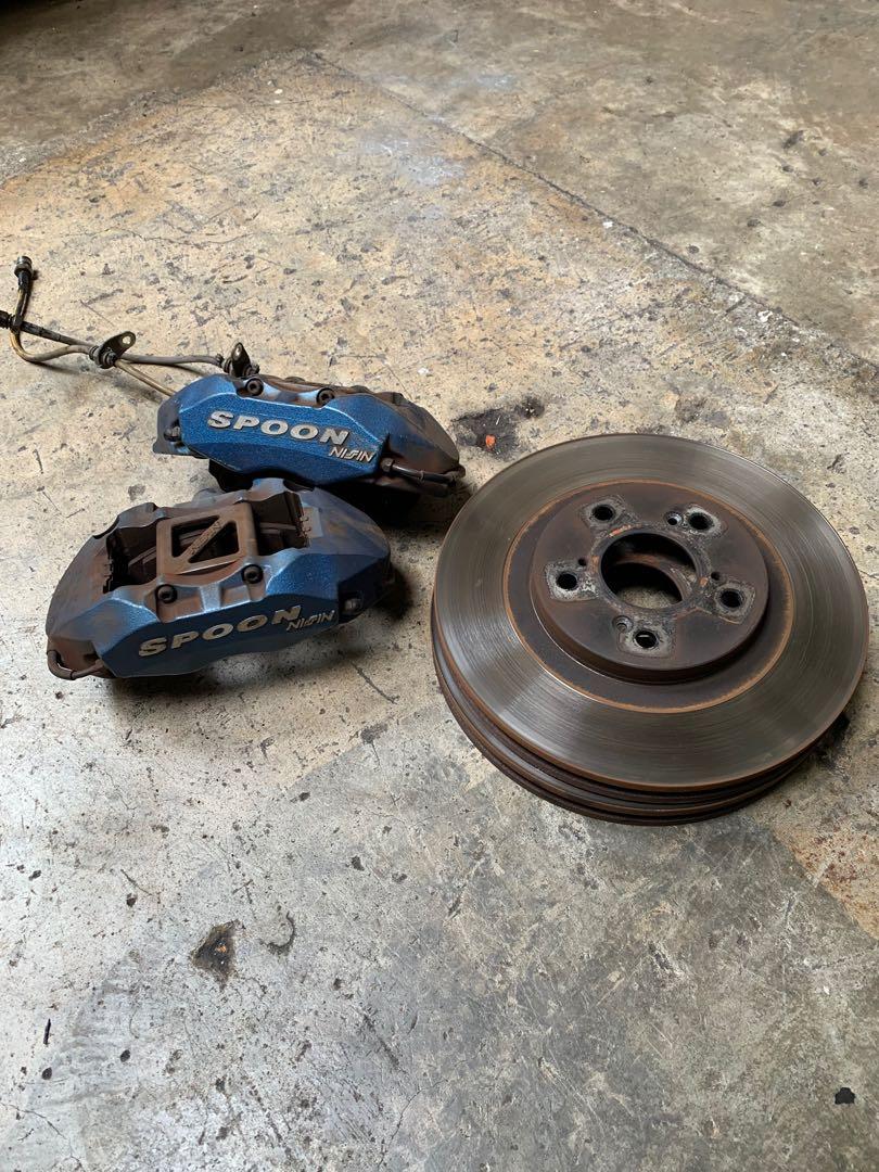 Honda Civic Spoon Brake Kit (Original), Car Accessories, Accessories on ...