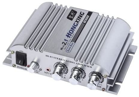 HONGXING AX-4 Hi-Fi 2.1CH Stereo Audio Amplifier AMP Super Bass HX-168A ...