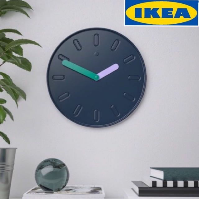 Ikea Slipsten Wall Clock, Furniture & Home Living, Home Decor, Clocks ...