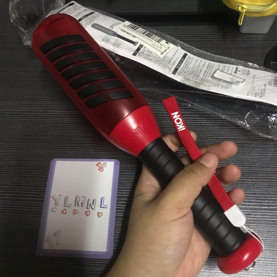IKON Official Lightstick Ver. 1 Konbat Japan Version “JONBAT”, Hobbies ...