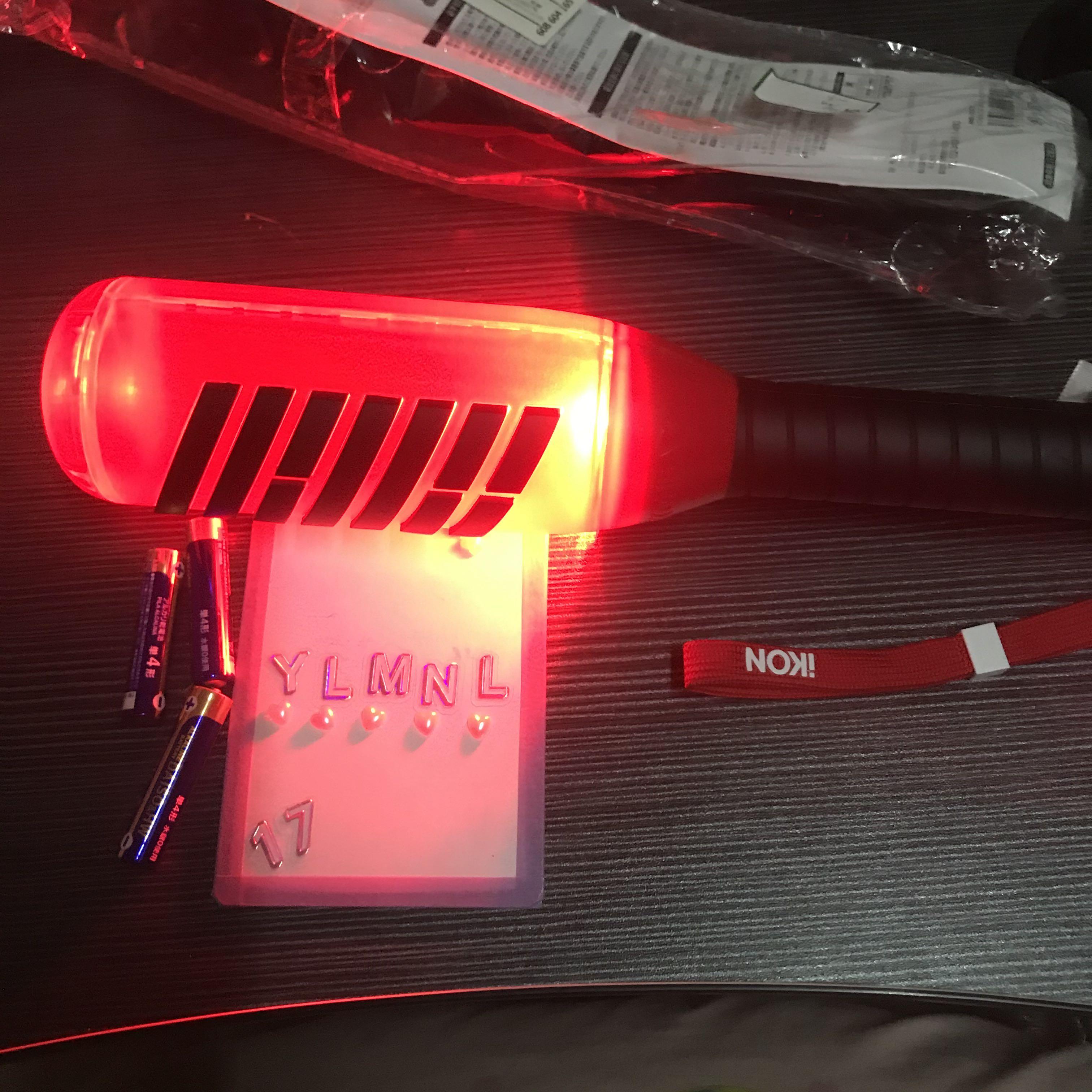 IKON Official Lightstick Ver. 1 Konbat Japan Version “JONBAT”, Hobbies ...