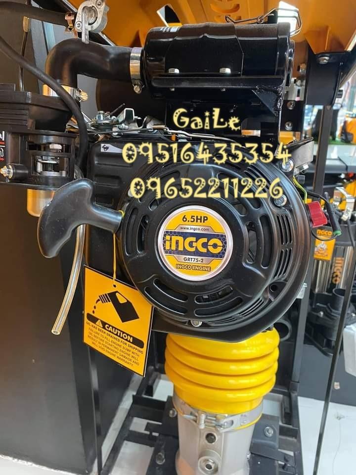 INGCO 6.5HP GASOLINE TAMPING RAMMER (GRT75-2), Commercial & Industrial ...
