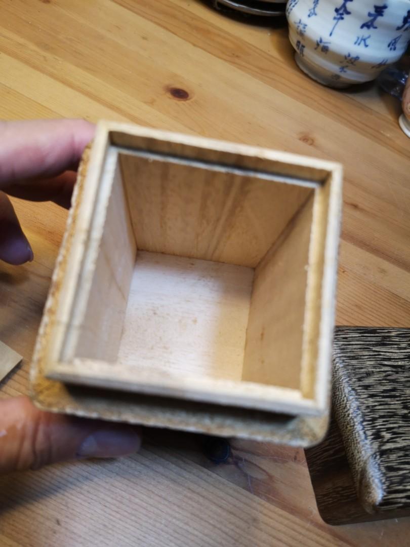 Japanese tea leaf container hand made. F10, Furniture & Home Living ...