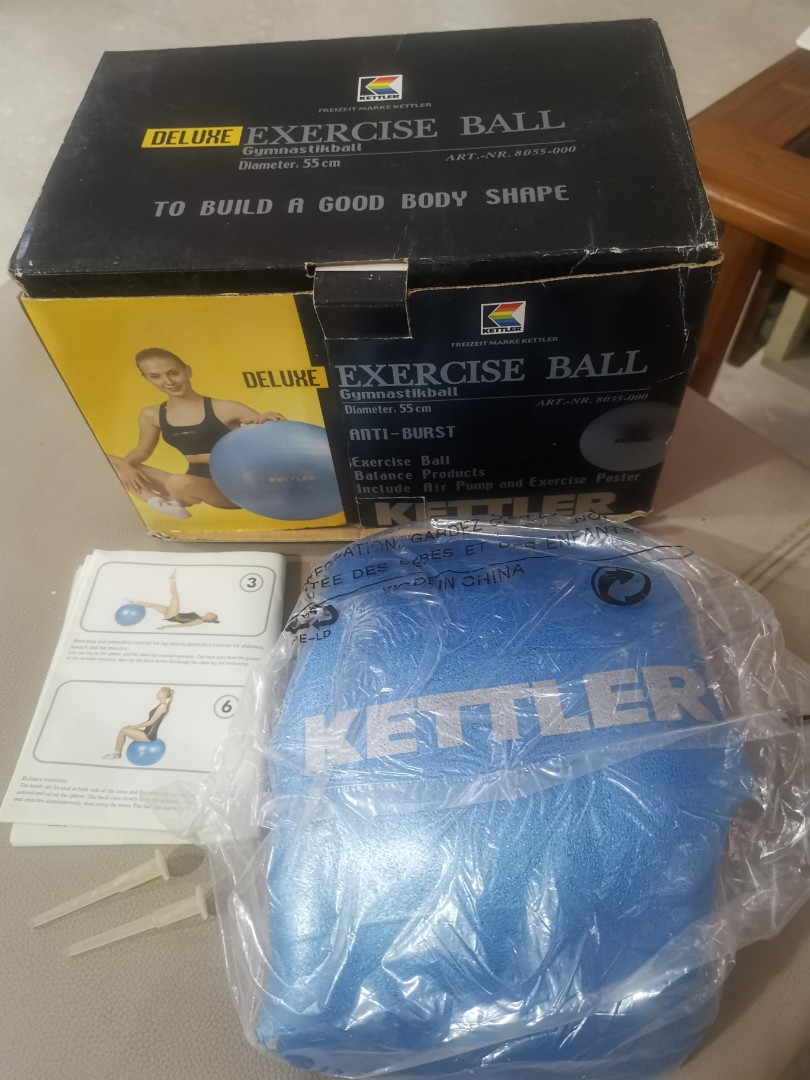 Kettler 55 cm Exercise Ball, Everything Else on Carousell