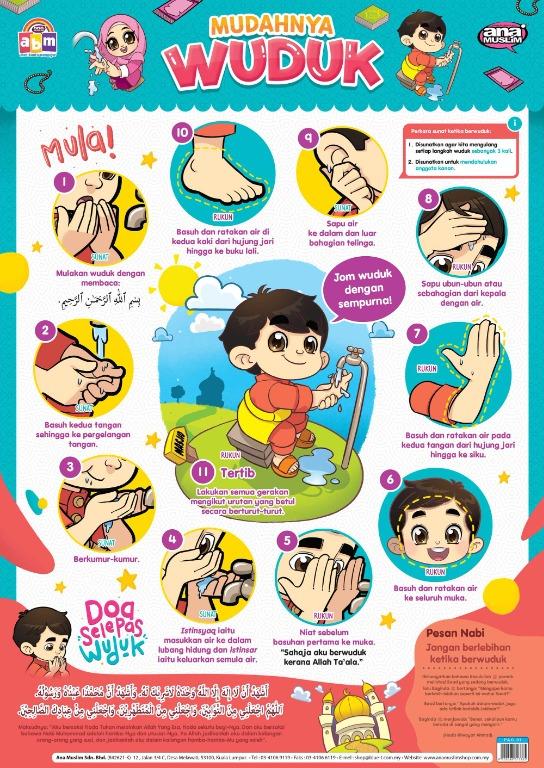 Koleksi POSTER/CHART Ana Muslim, Hobbies & Toys, Books & Magazines ...