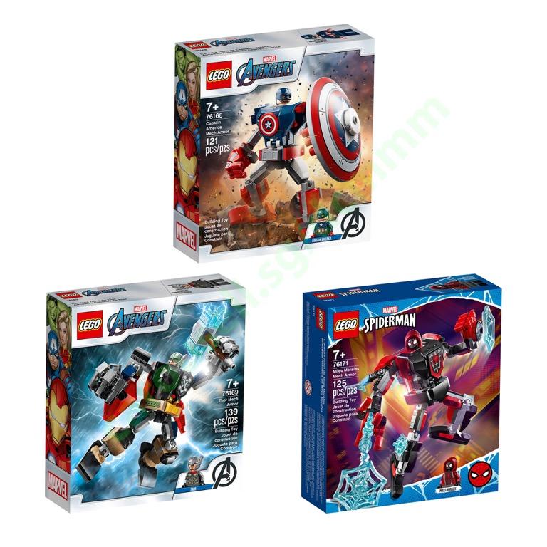 LEGO Marvel Super Heroes Mech Bundle! - Captain America 76168 + Thor ...