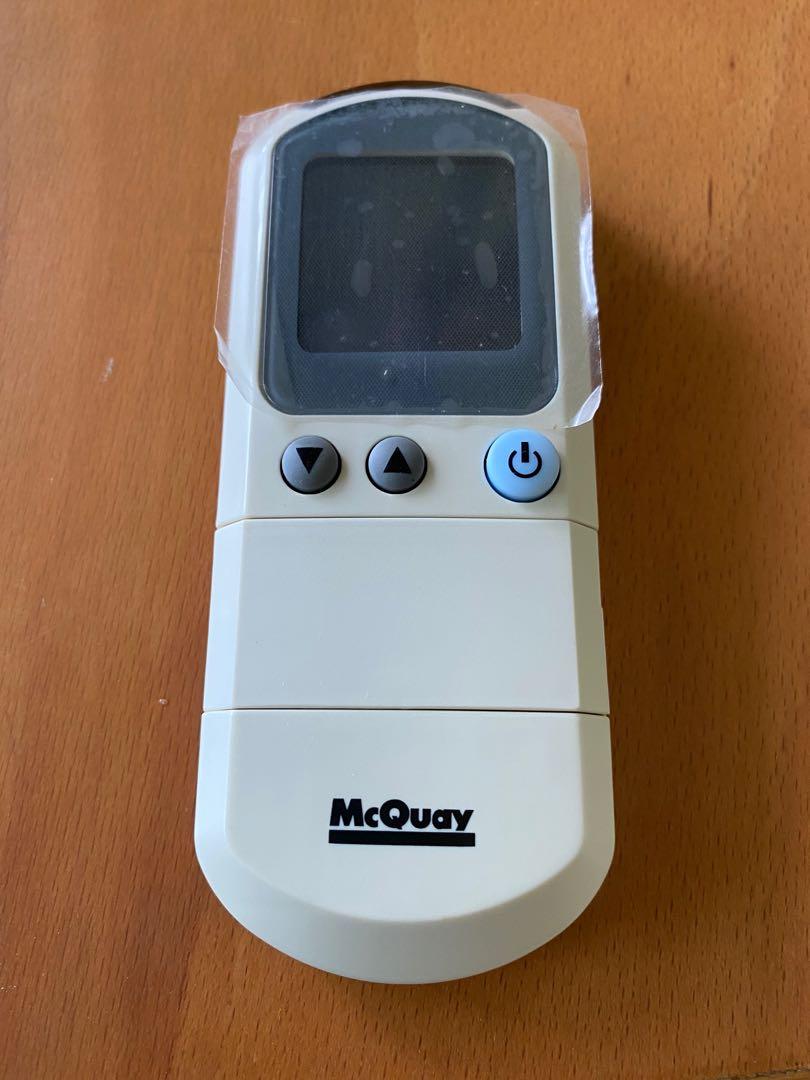 McQuay Aircon Remote Control, TV & Home Appliances, Air Conditioners ...