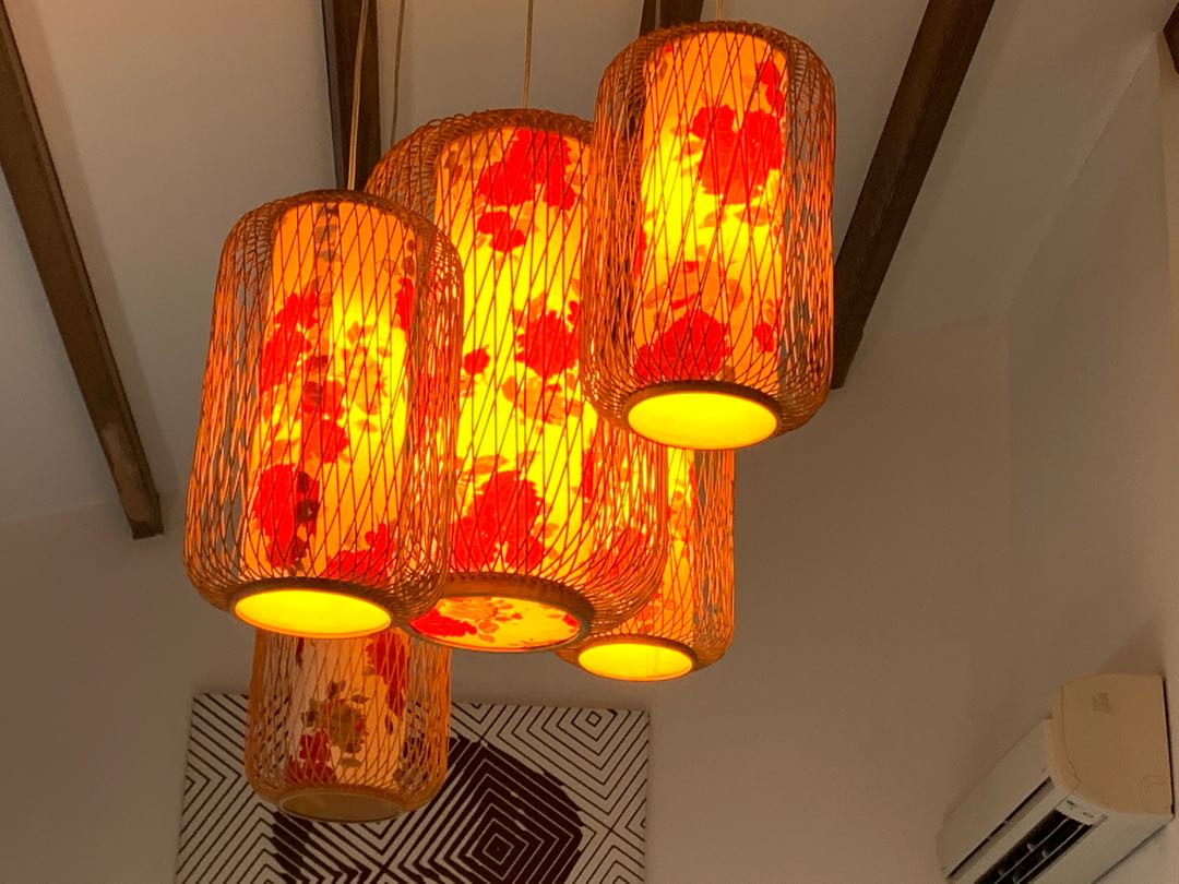 Peranakan Pendant lights, Furniture & Home Living, Lighting & Fans ...