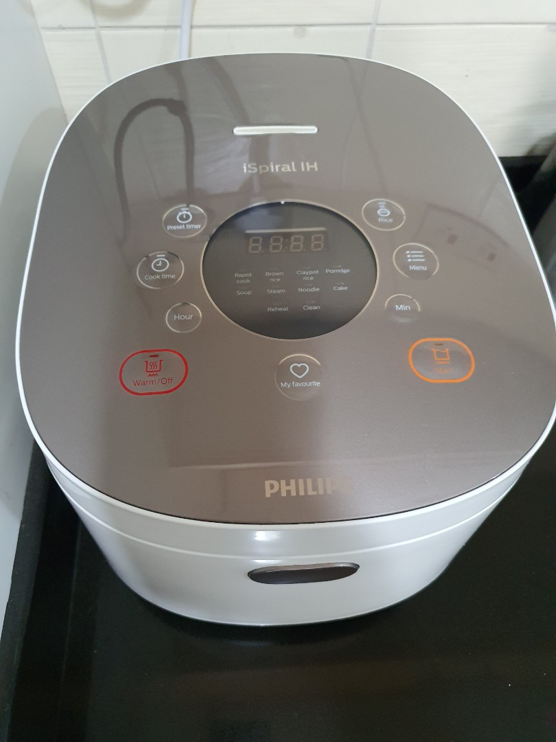PHILIPS Rice Cooker / Multi Cooker iSpiral IH, TV & Home Appliances ...