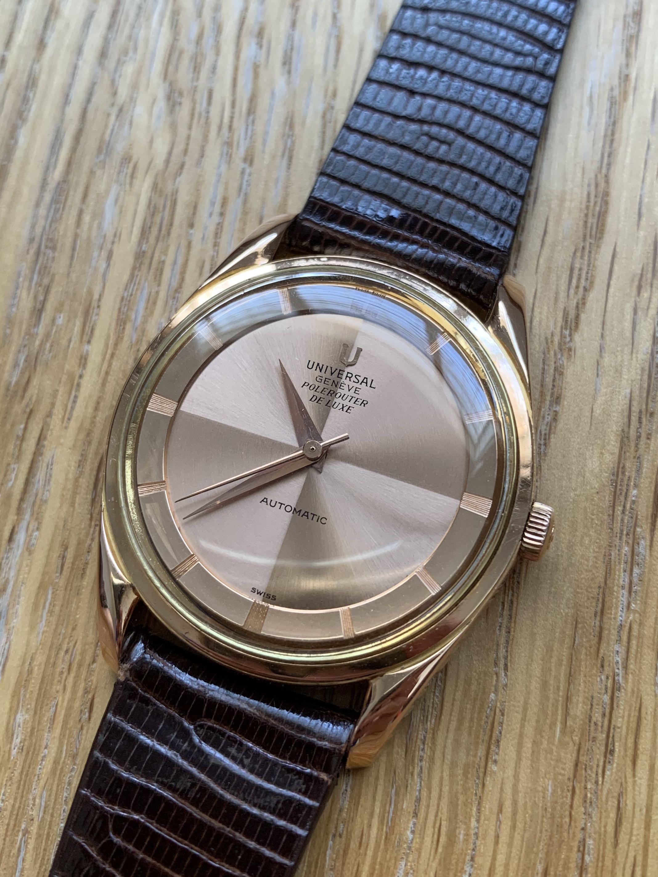 Polerouter de Luxe, 18K rose gold, sector dial, Luxury, Watches on ...