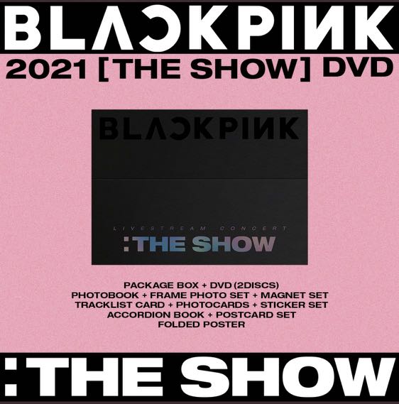 PRE ORDER BLACKPINK THE SHOW DVD TINGI, Hobbies & Toys, Music & Media ...