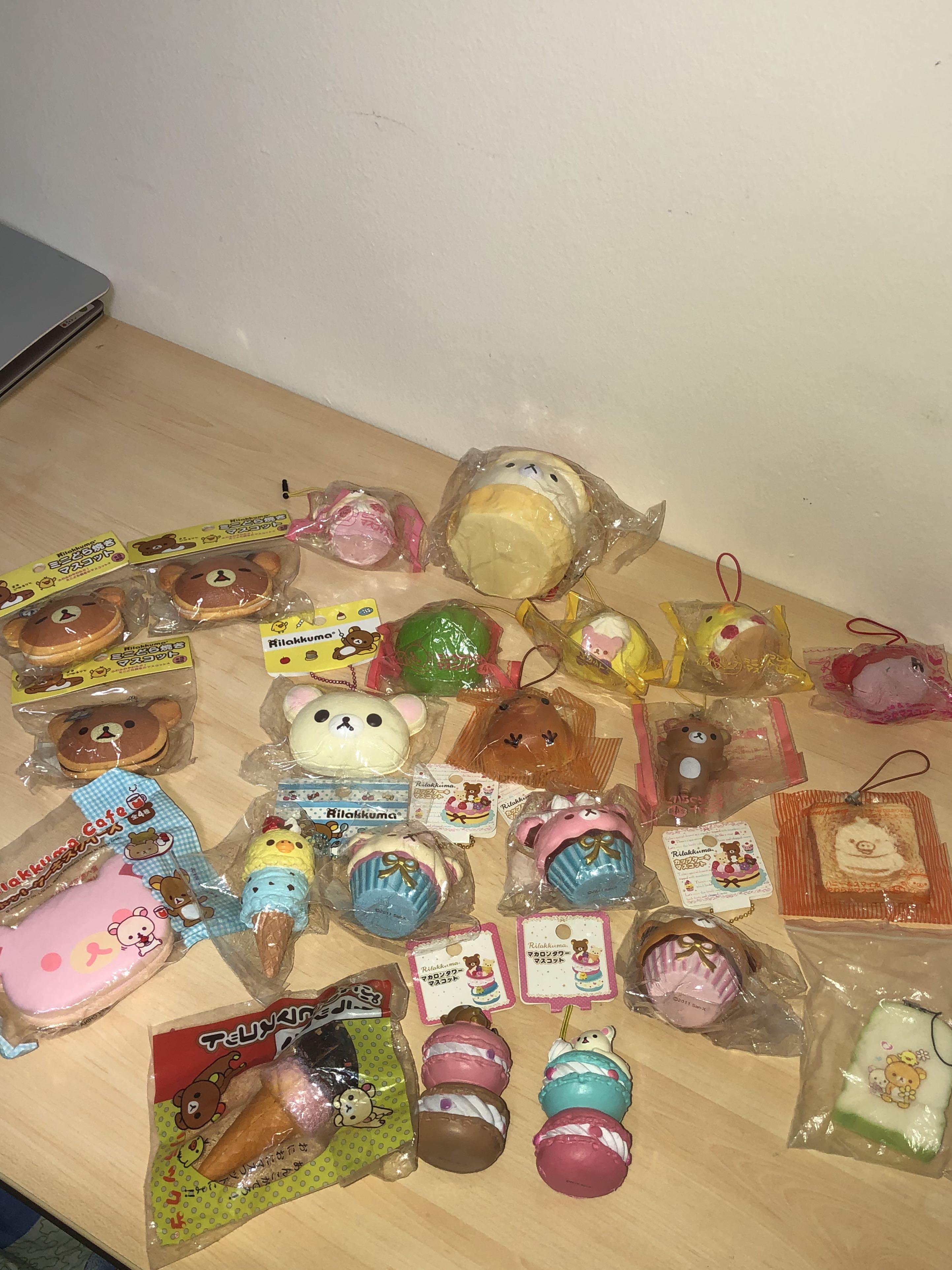 rilakkuma squishies set, Hobbies & Toys, Toys & Games on Carousell