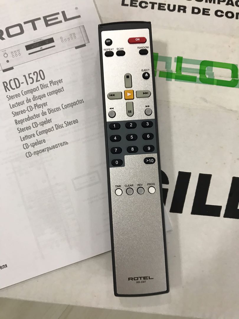ROTEL RR—D97 Remote Control, Audio, Other Audio Equipment on Carousell