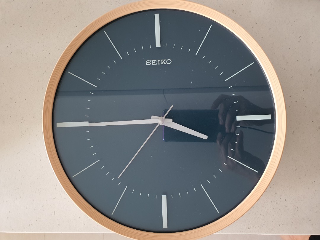 SEIKO Wall Clock, Furniture & Home Living, Home Decor, Clocks on Carousell