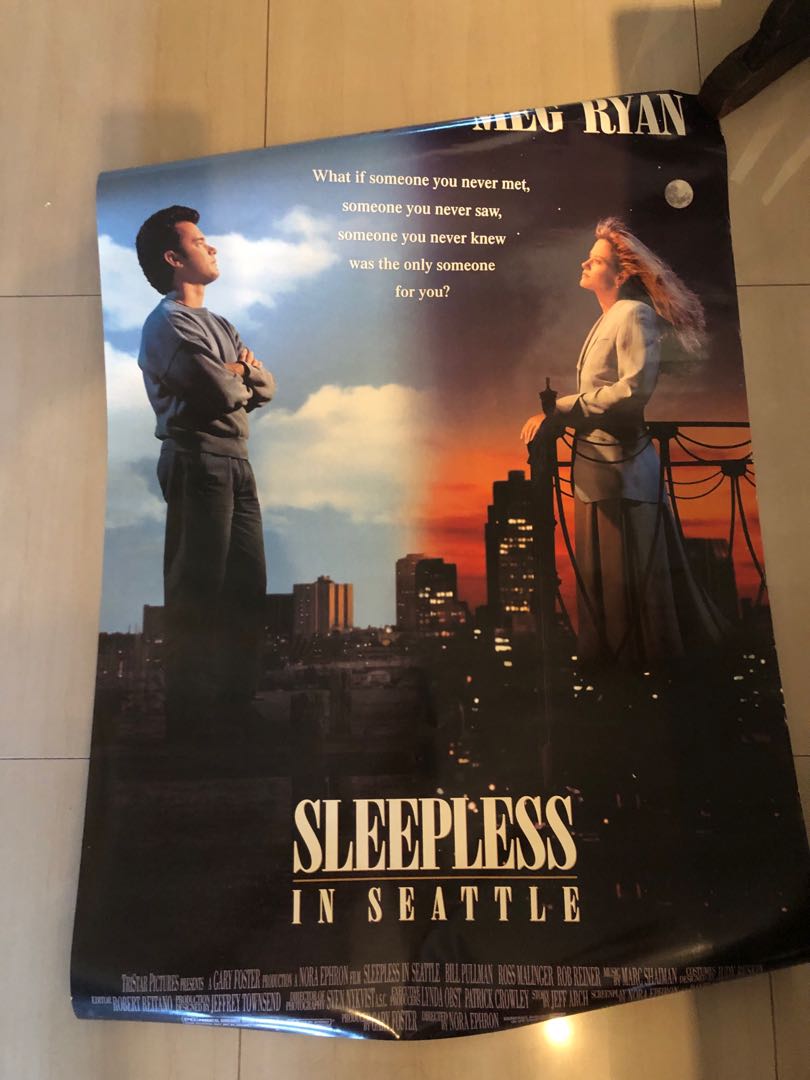 Sleepless In Seattle poster, Hobbies & Toys, Memorabilia & Collectibles ...