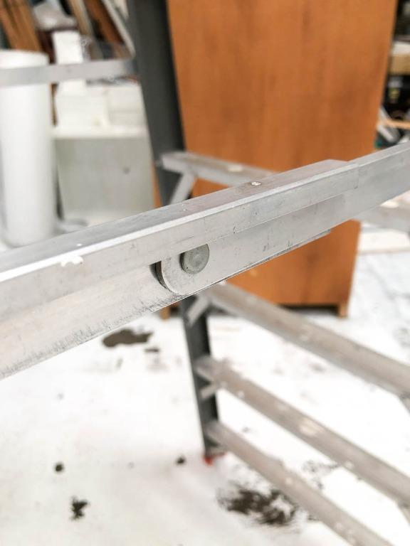 STRONGMAN Heavy Duty Foldable Ladder (12 step), Health & Nutrition ...