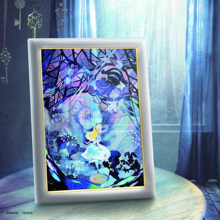 Translucent Plastic Stained Glass Alice In Wonderland 500 Piece Jigsaw ...