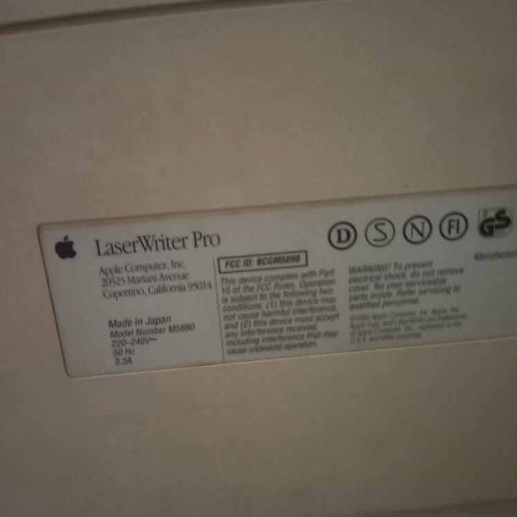 Vintage Apple Printer 1994, Computers & Tech, Printers, Scanners ...