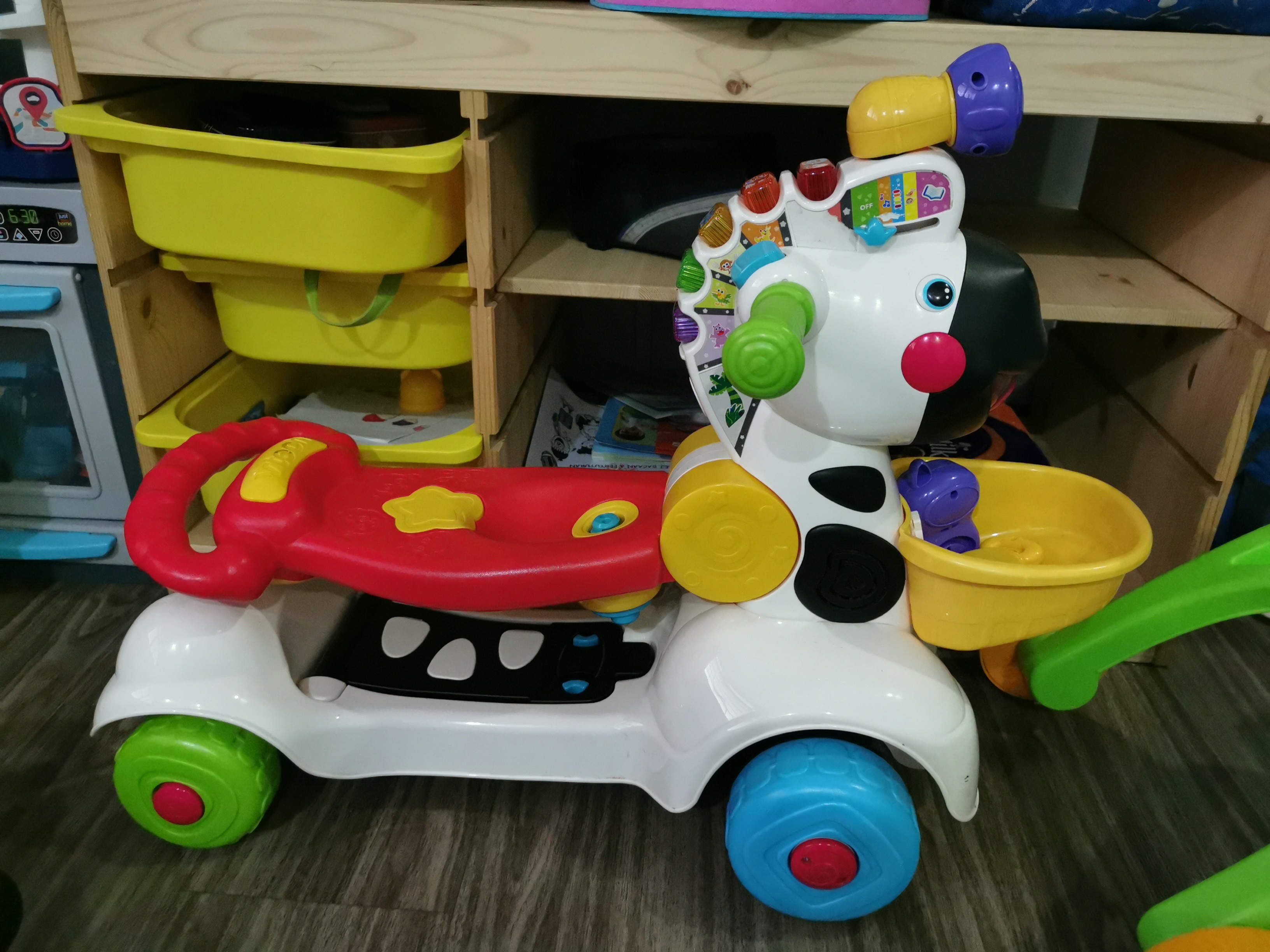 VTech 3 in 1 Zebra Scooter, Babies & Kids, Infant Playtime on Carousell