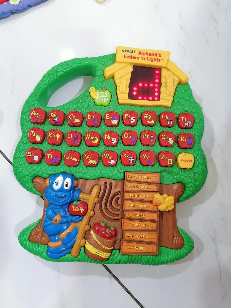 Vtech Letters and Lights/Leapfrog Roll and Rhyme Block, Babies & Kids ...