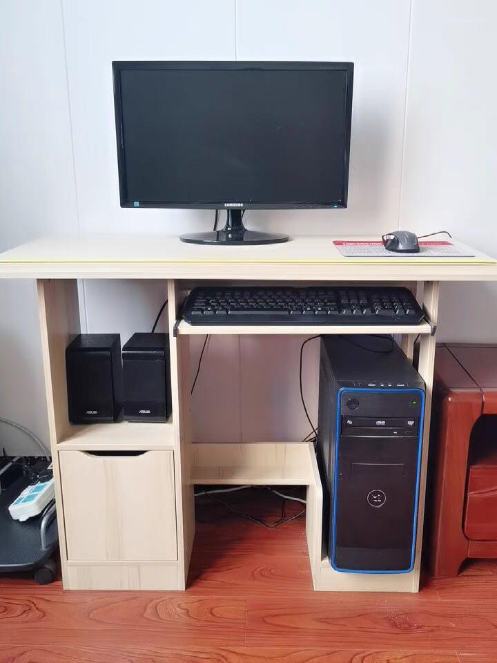 100cm Study table / Computer Table - 2 colors, Furniture & Home Living ...