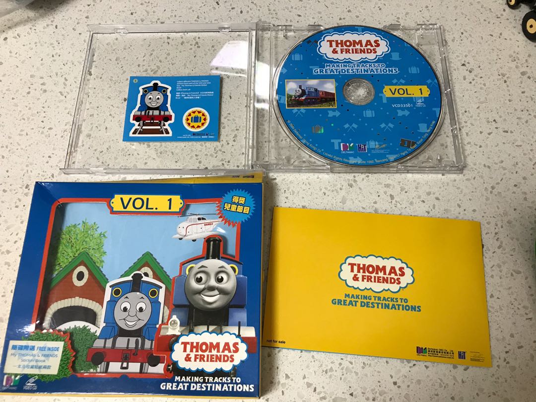 絕版 正版 Thomas &Friends VCD VOL.1, 興趣及遊戲, 收藏品及紀念品, 明星周邊 - Carousell
